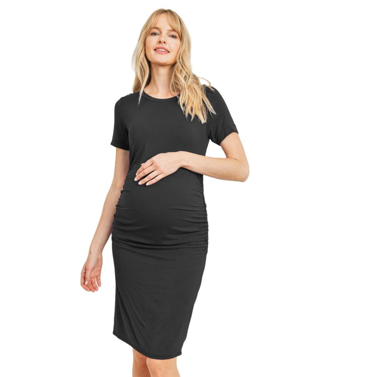 Click here for Hello Miz Maternity Casual Short Sleeve Crewneck S... prices