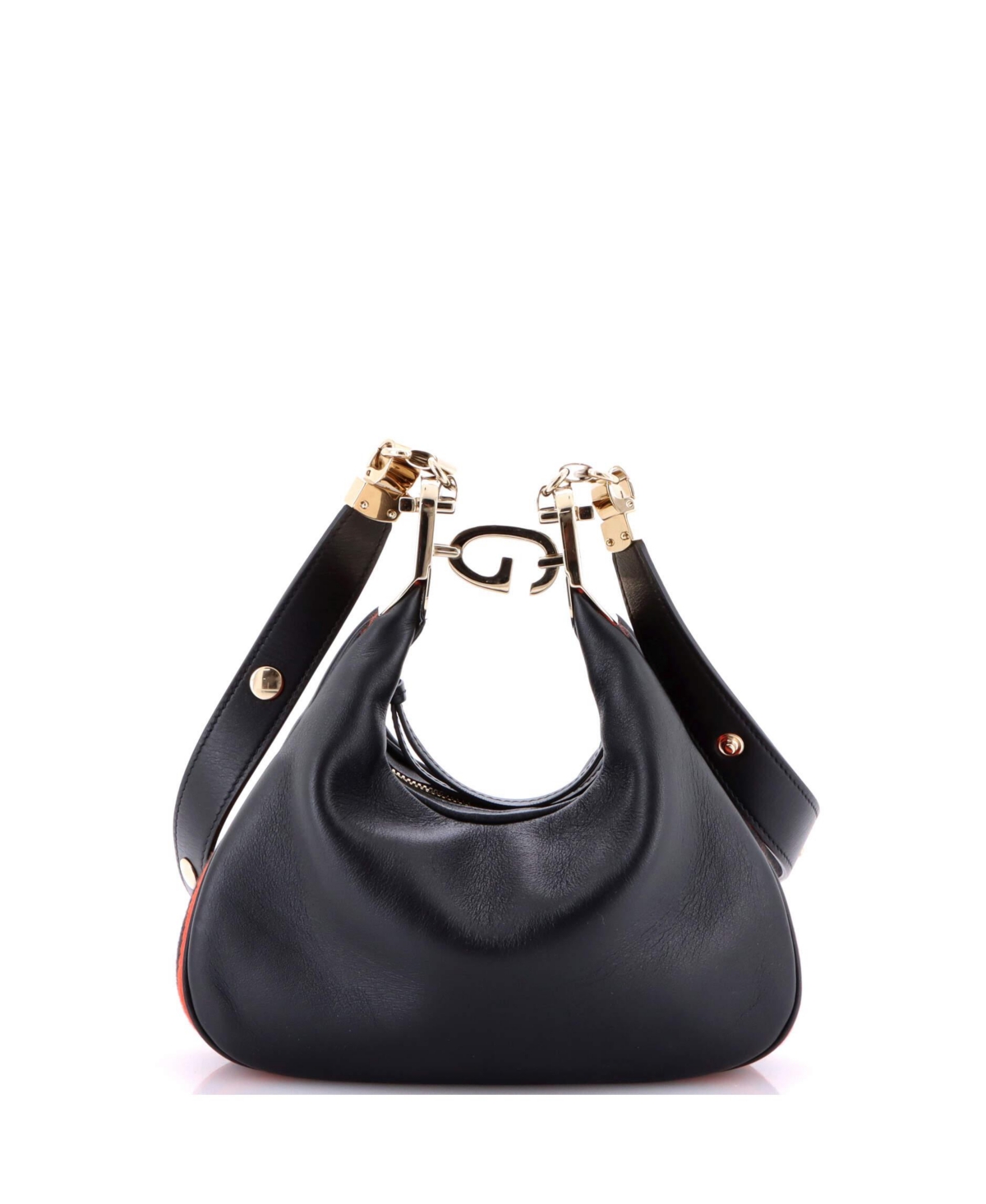 Click here for Pre-Owned Gucci Small Attache Shoulder Bag Leather... prices