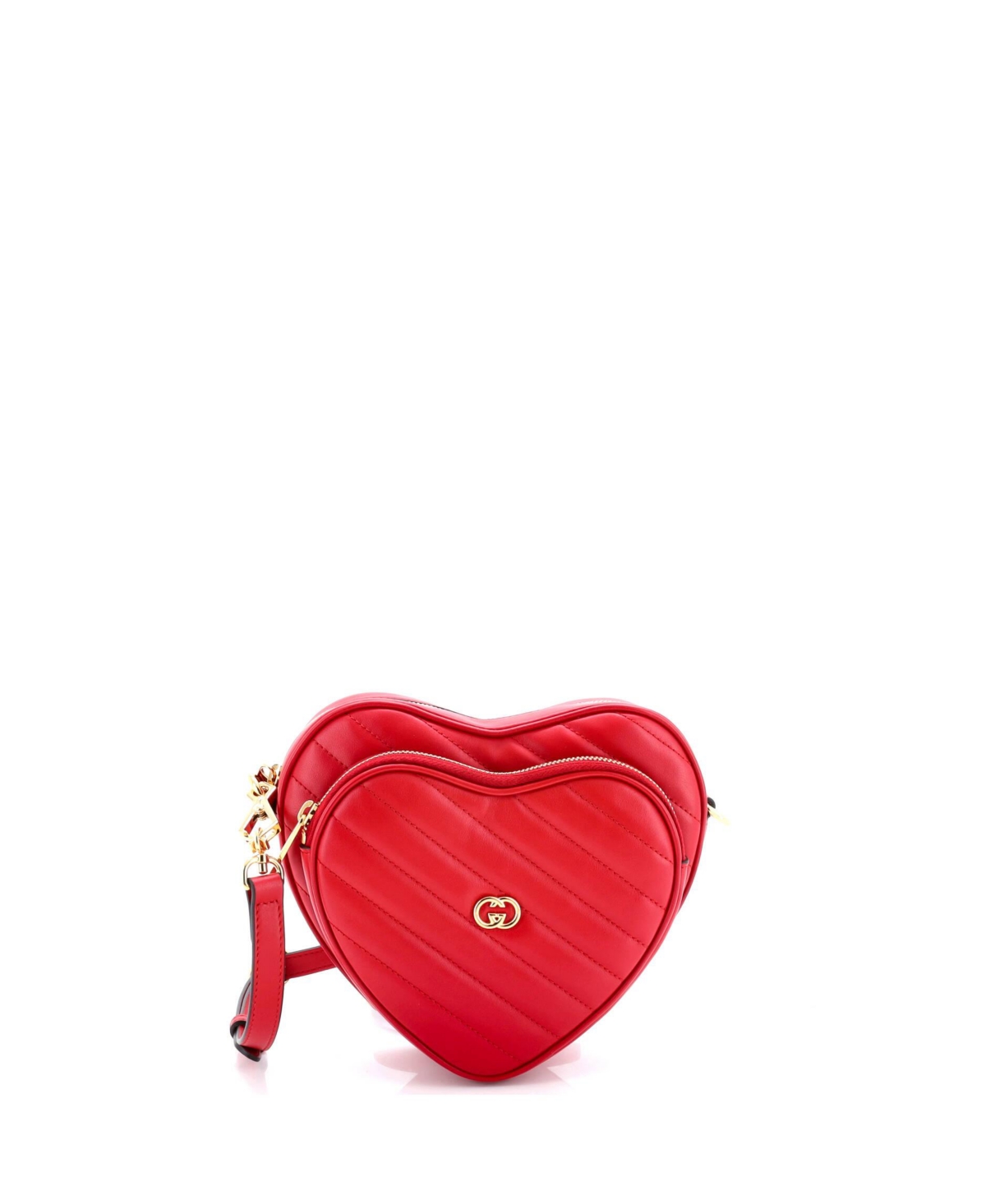Click here for Pre-Owned Gucci Mini Interlocking G Heart Shoulder... prices