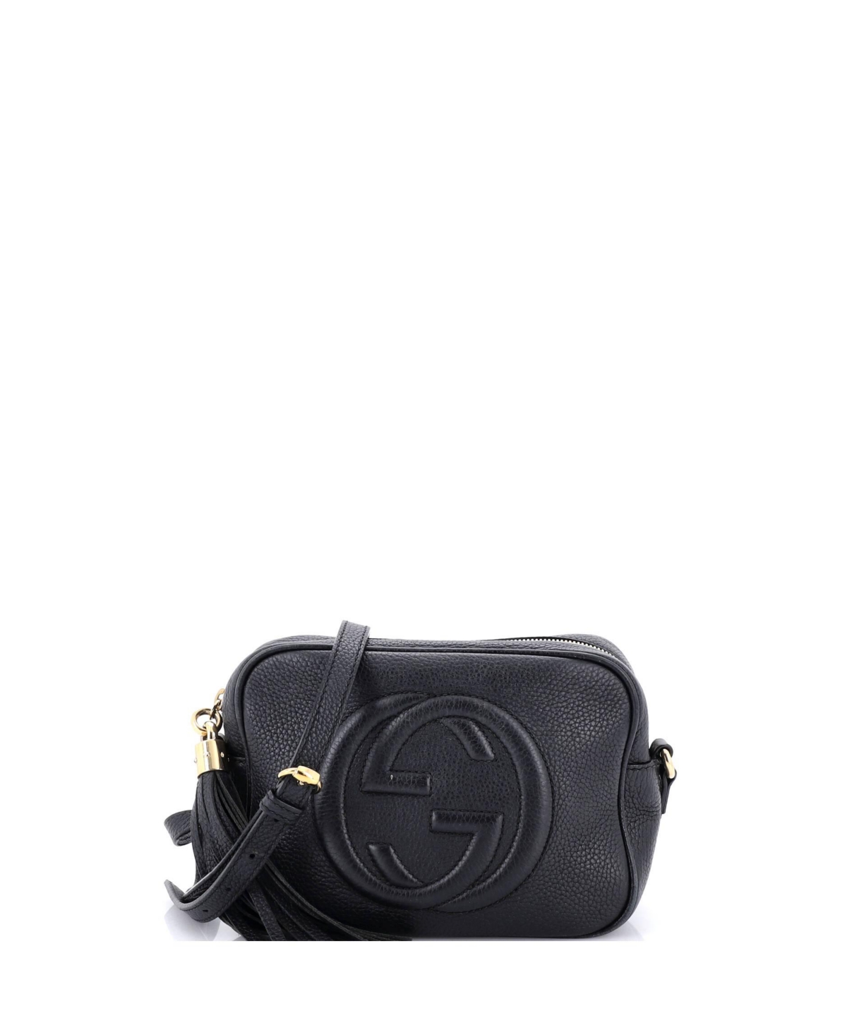 Click here for Pre-Owned Gucci Small Soho Disco Crossbody Bag Lea... prices