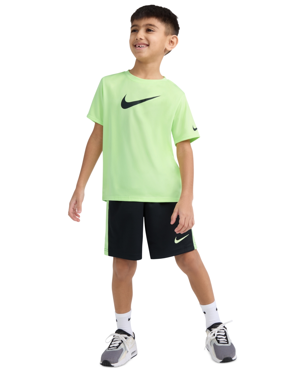 Click here for Nike Little Boys Dri-fit Swoosh T-Shirt & Shorts... prices