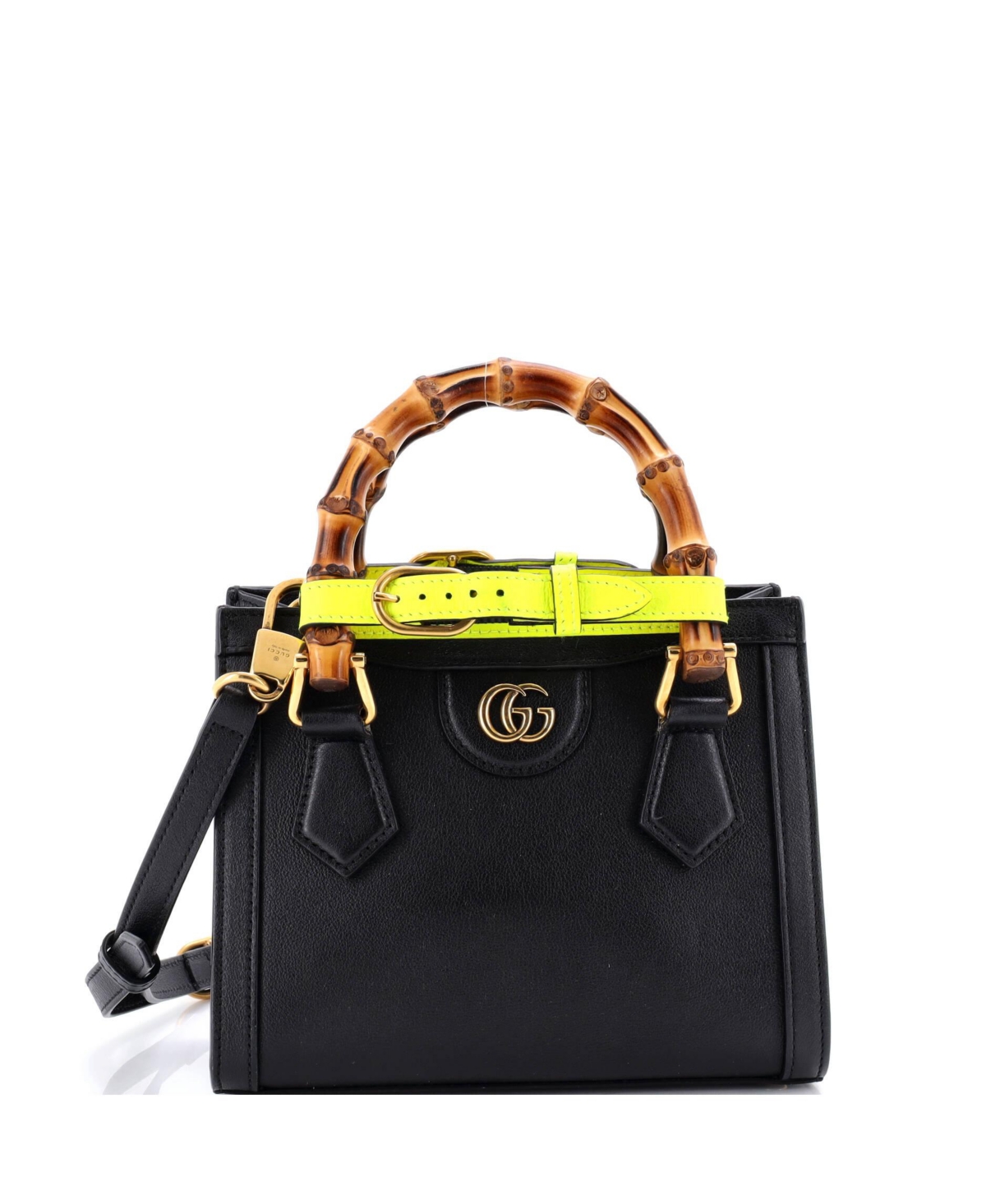 Click here for Pre-Owned Gucci Mini Diana Nm Bamboo Handle Tote L... prices