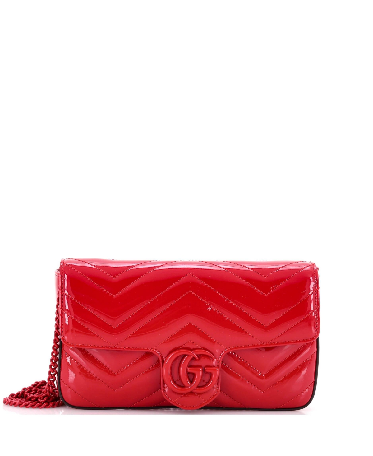 Click here for Pre-Owned Gucci Mini Gg Marmont Flap Bag Matelasse... prices
