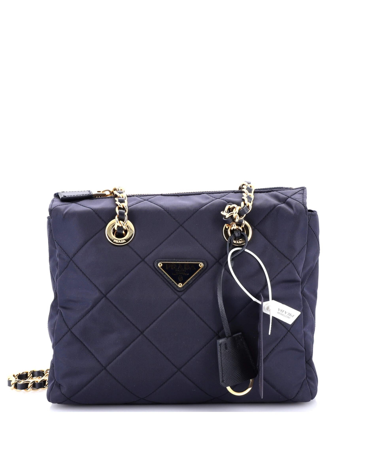 Click here for Pre-Owned Prada Small Re-Edition 1995 Chain Tote Q... prices