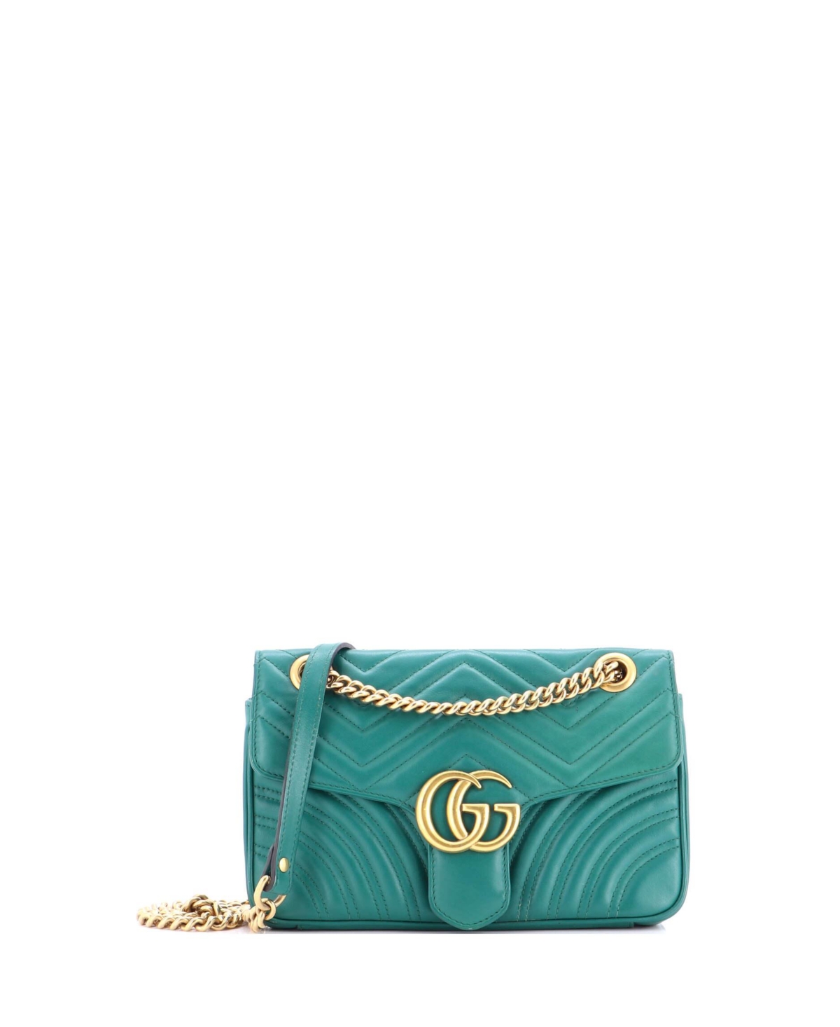 Click here for Pre-Owned Gucci Medium Gg Marmont Flap Bag Matelas... prices