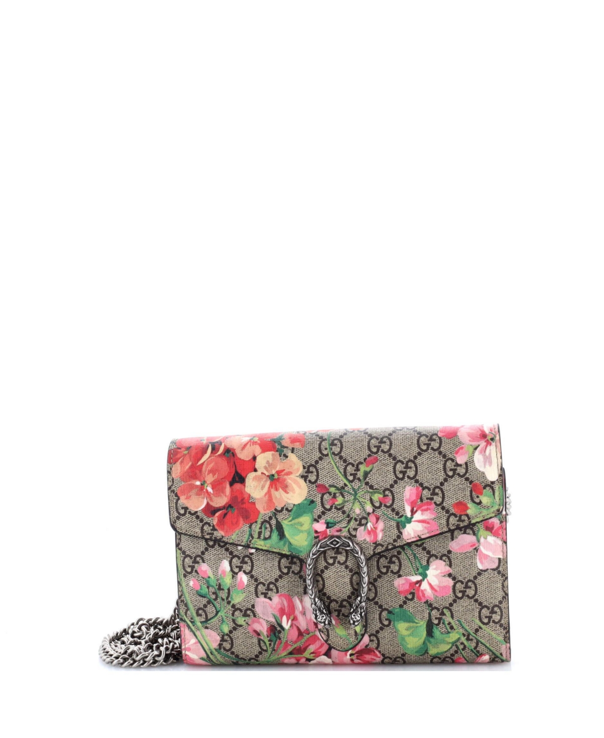 Click here for Pre-Owned Gucci Small Dionysus Chain Wallet Blooms... prices
