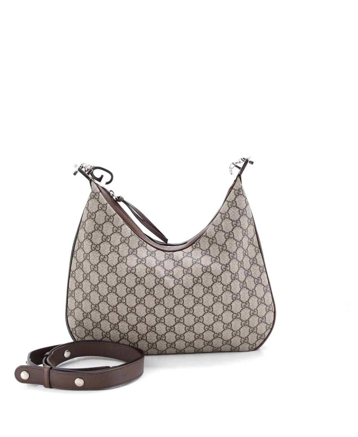 Click here for Pre-Owned Gucci Medium Attache Shoulder Bag Gg Coa... prices