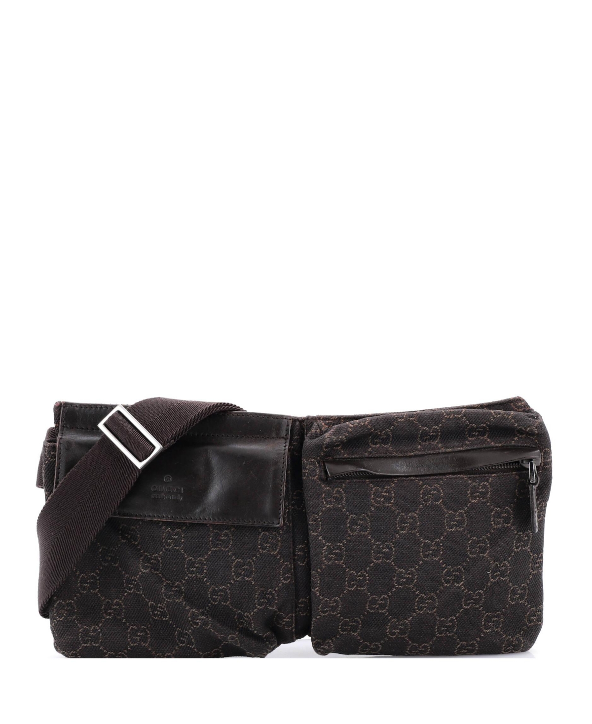 Click here for Pre-Owned Gucci Vintage Double Belt Bag Gg Denim -... prices