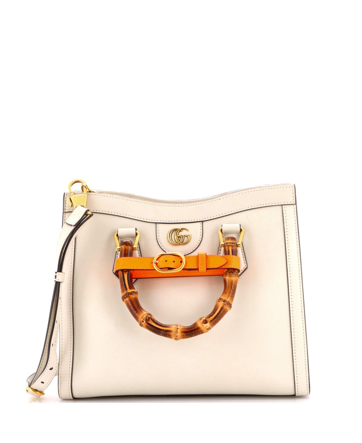 Click here for Pre-Owned Gucci Small Diana Nm Bamboo Handle Tote... prices