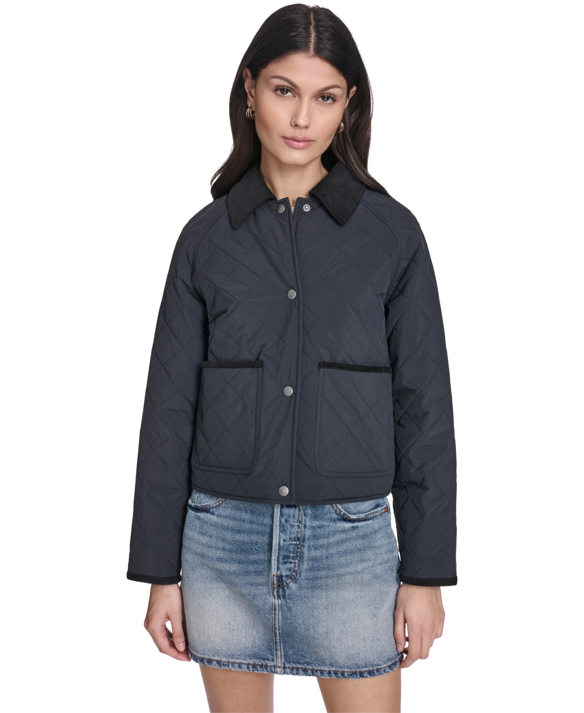 Click here for Levis Womens Diamond Quilted Jacket - Black prices
