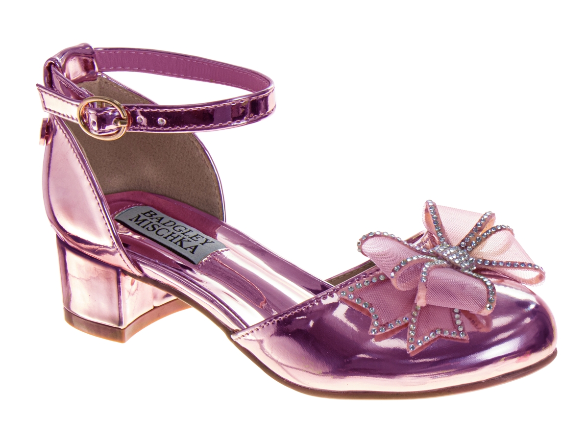 Click here for Badgley Mischka Little Girls Block Heel Dress Shoe... prices