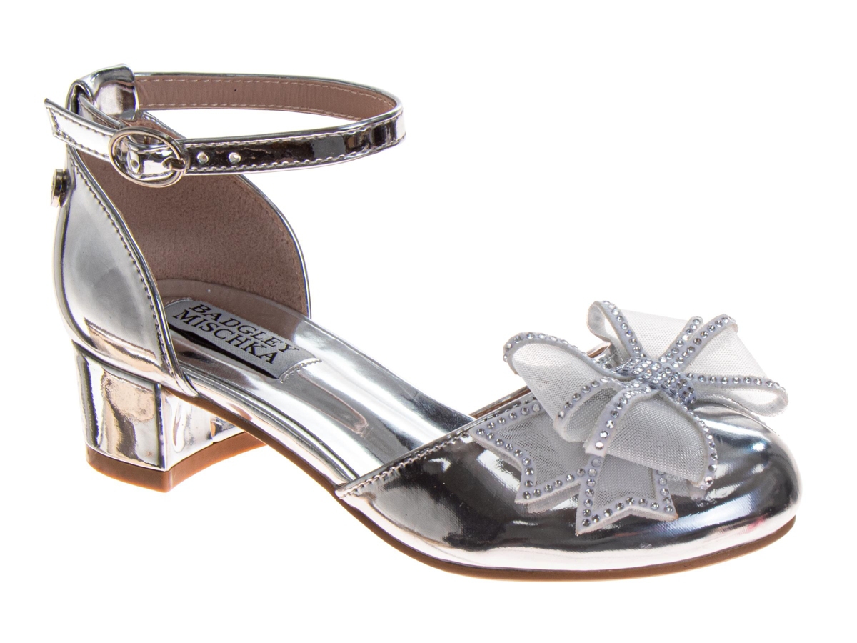 Click here for Badgley Mischka Little Girls Block Heel Dress Shoe... prices