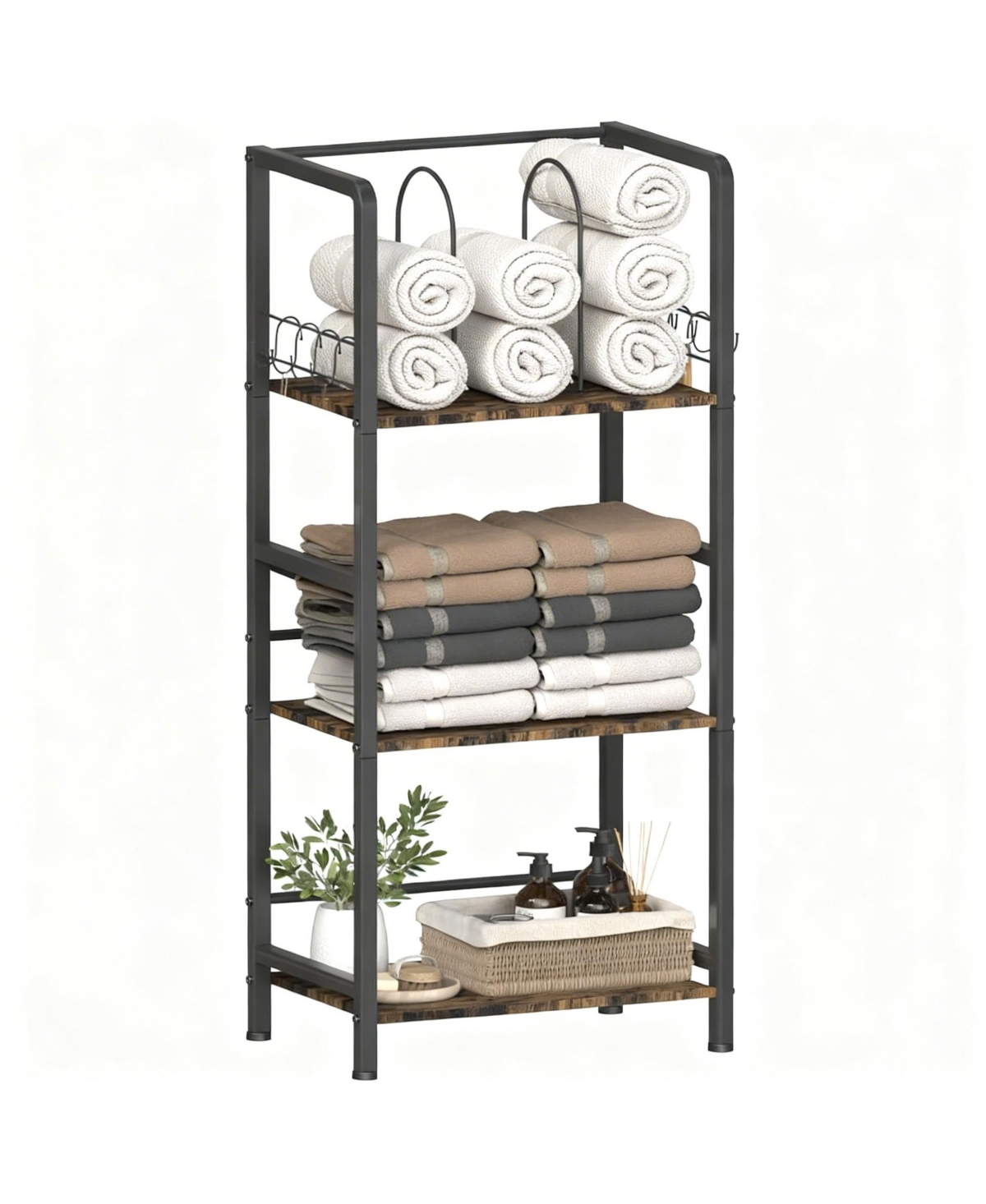 Click here for Yigii Freestanding Towel Rack 3-Tier Metal Shelf U... prices