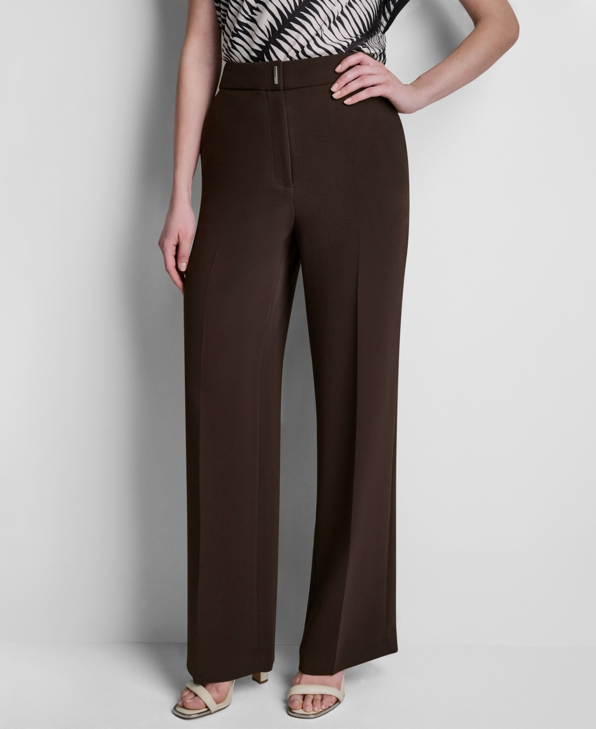 Click here for Dkny Petite Mid-Rise Zip-Front Trouser Pants - Tob... prices