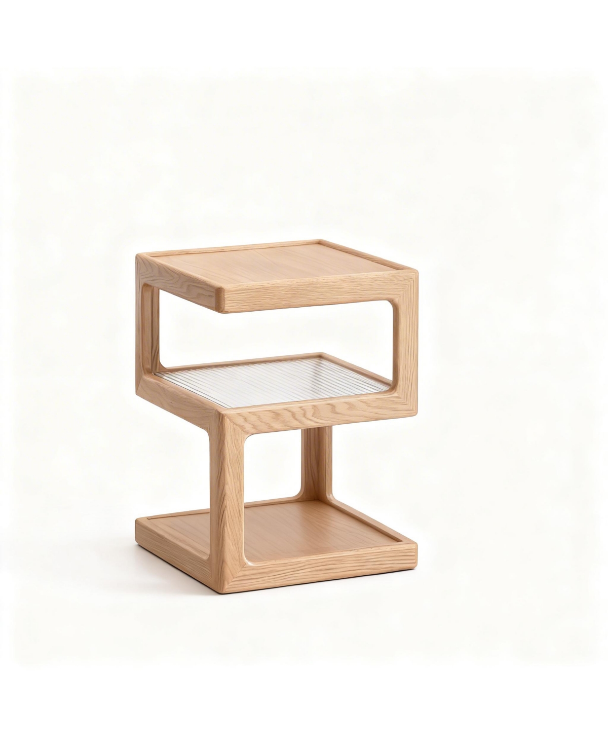 Click here for Yigii Solid Wood Side Table Nightstand Open Shelf... prices