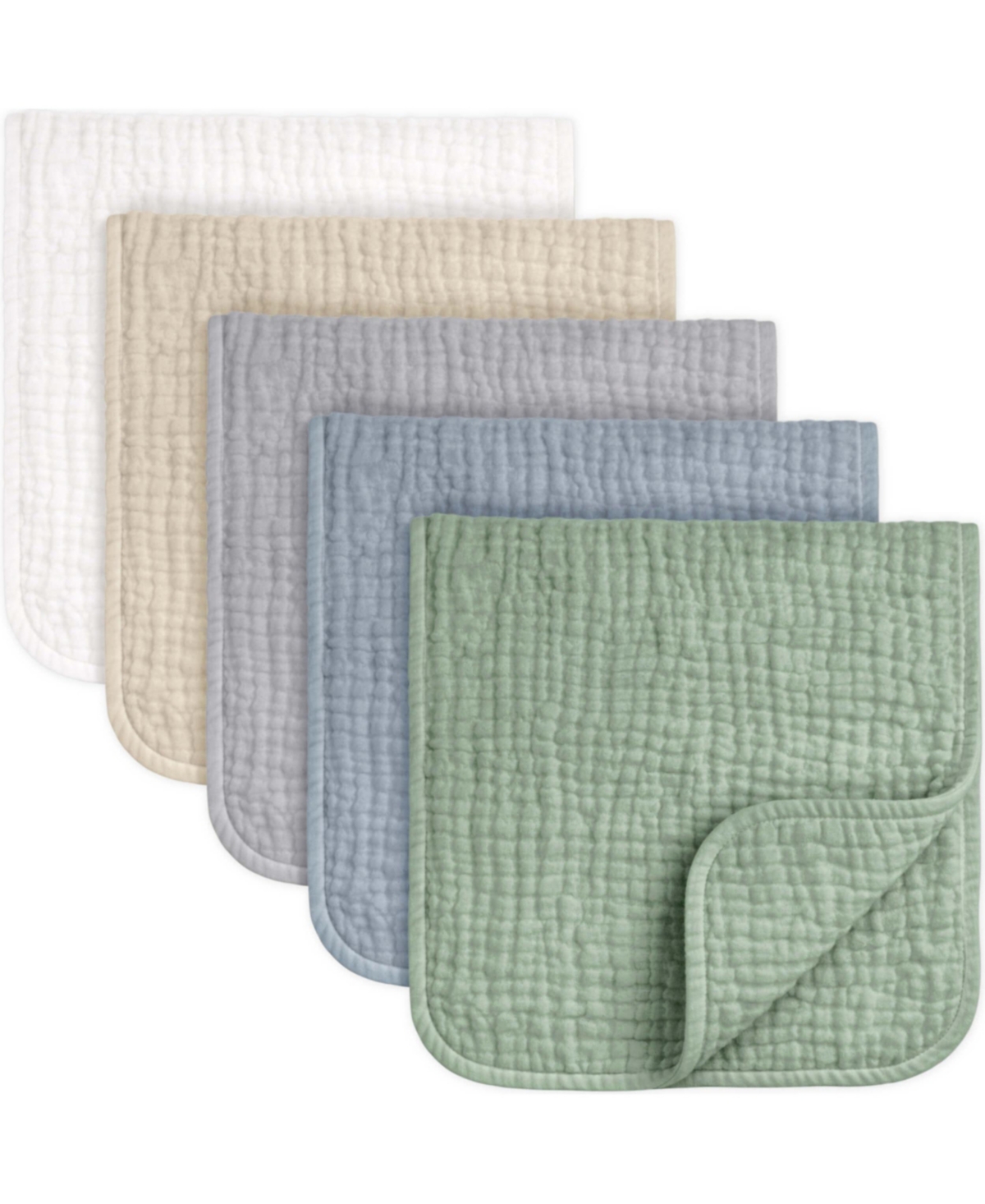 Click here for KeaBabies Kids 5-Pack Lyra Muslin Burp Cloths Boy... prices