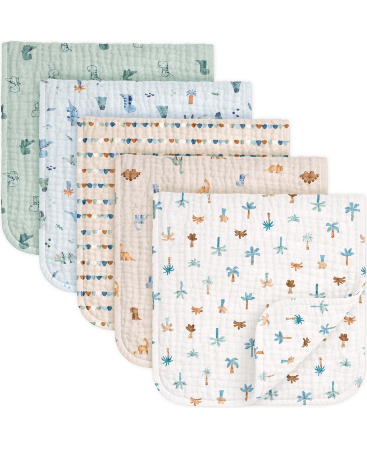 Click here for KeaBabies Kids 5-Pack Lyra Muslin Burp Cloths Boy... prices