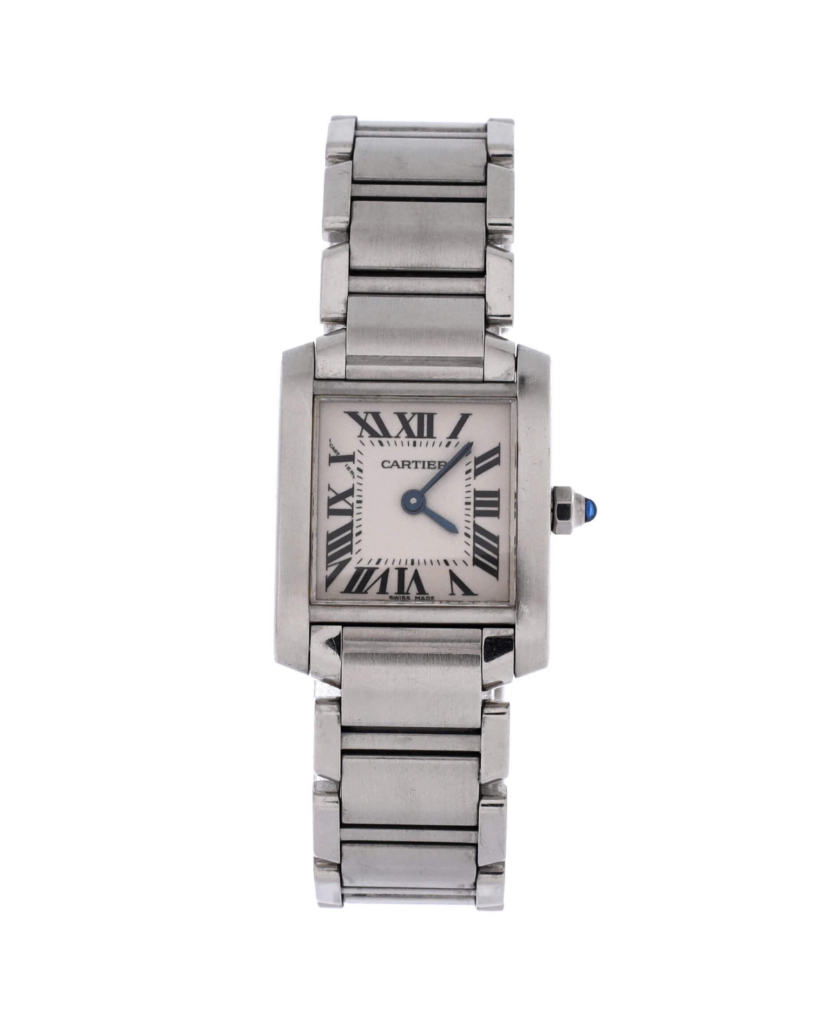 Click here for Pre-Owned Cartier Tank Francaise Quartz Watch in S... prices