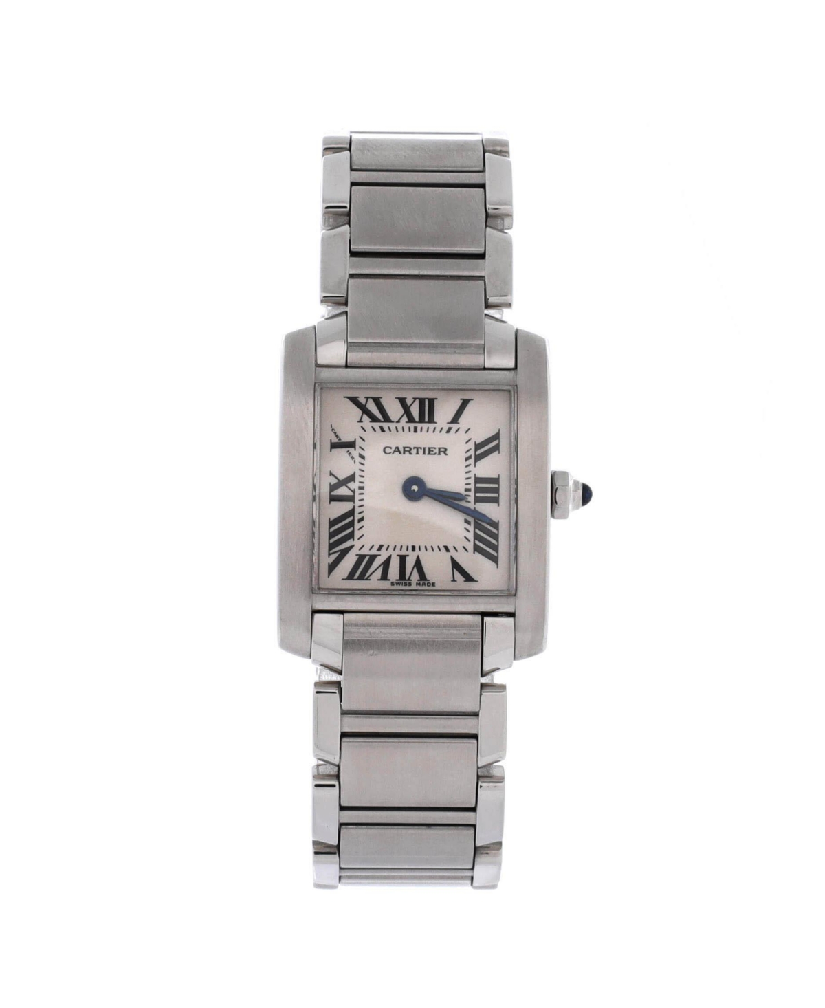 Click here for Pre-Owned Cartier Tank Francaise Quartz Watch in S... prices