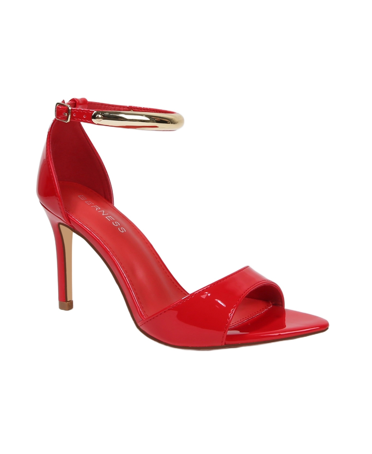 Click here for Berness Womens Hunter Stiletto Sandals with Gold-T... prices