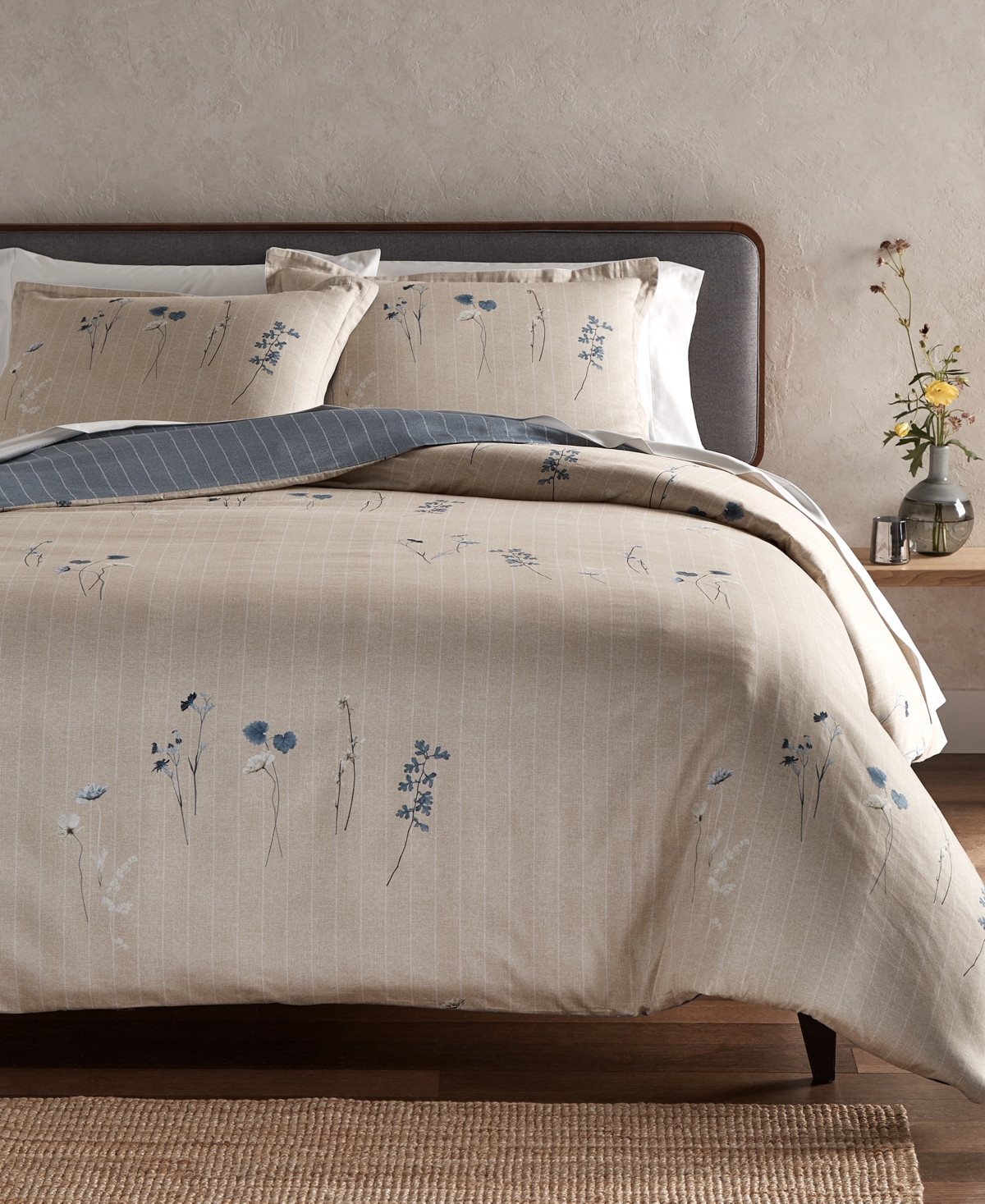 Click here for Boss Home Azure Mist Cotton Duvet Cover  King - Bl... prices