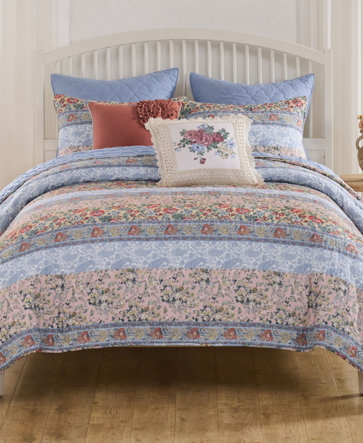 Click here for Greenland Home Fashions Kressida Modern Floral 2-P... prices