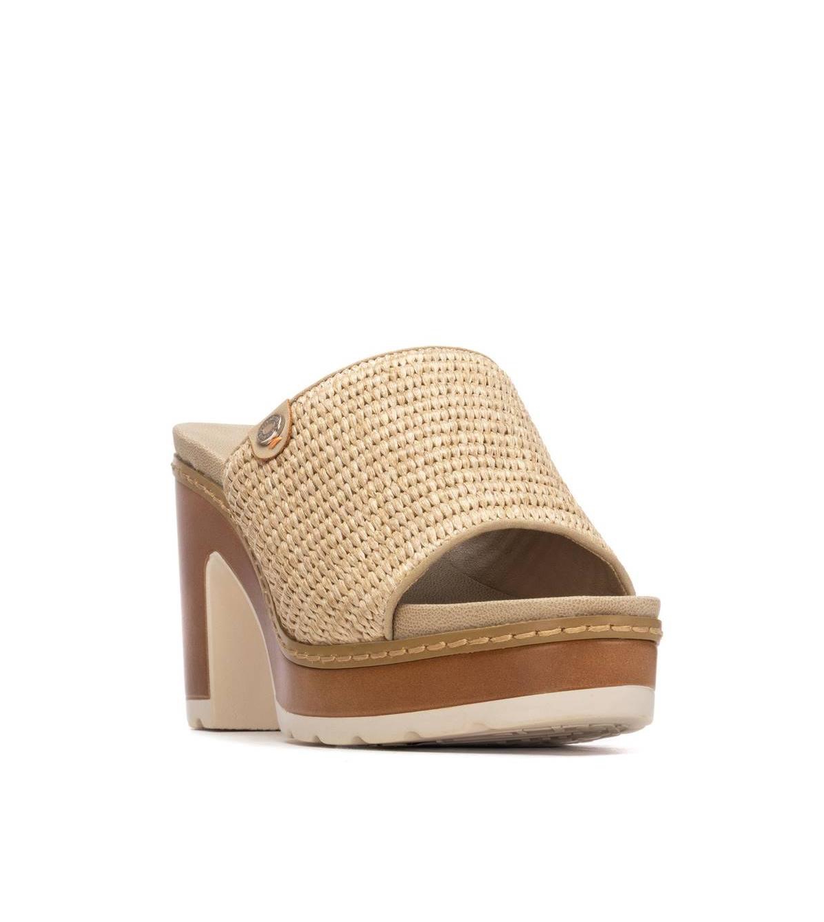 Click here for Xti Womens Refresh Collection Block Heel Slip On S... prices