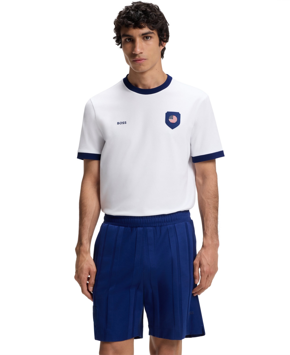 Click here for Boss by Hugo Boss Mens Stretch-Cotton Usa Country... prices