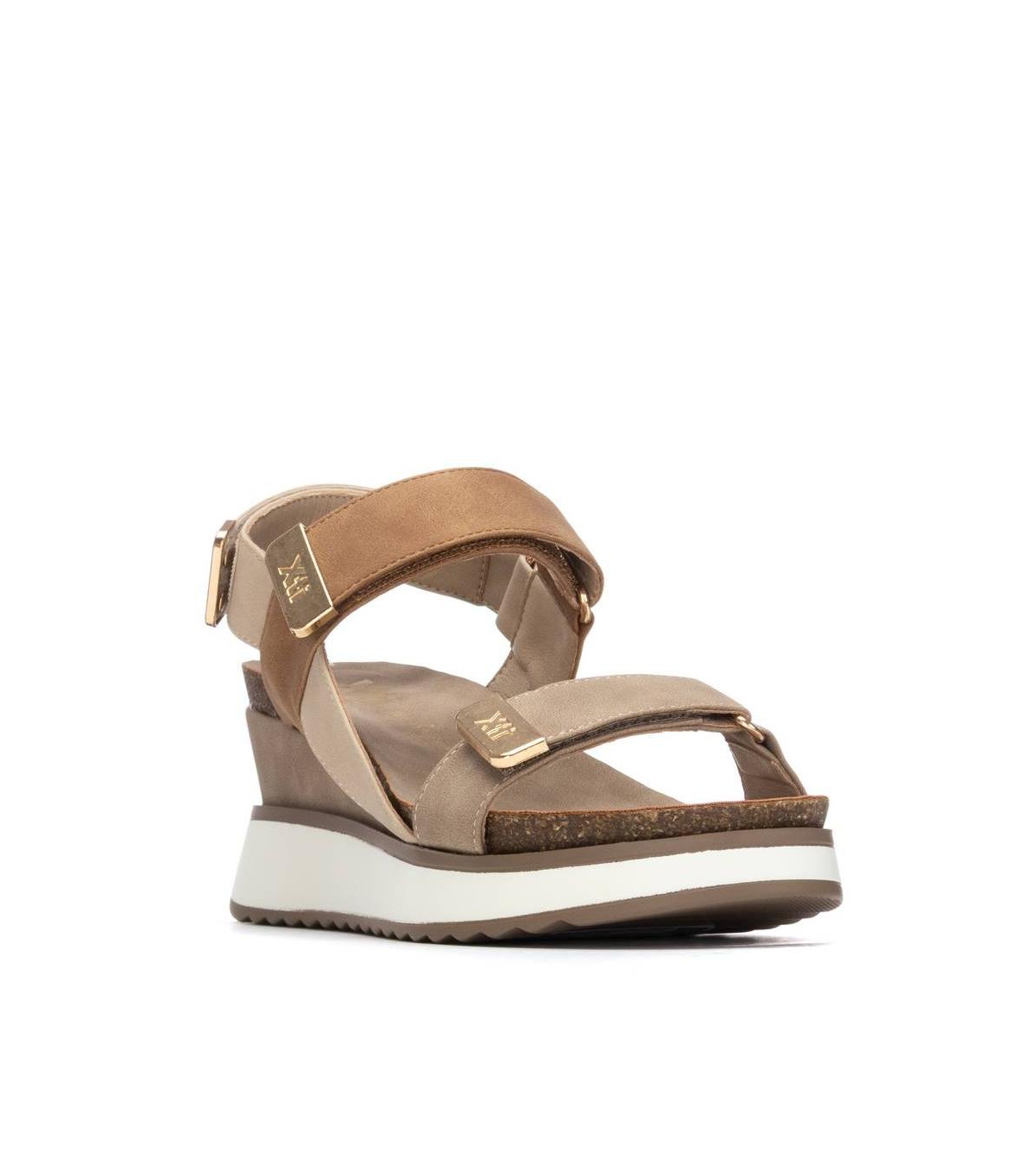 Click here for Xti Womens Wedge Sandals - Beige prices