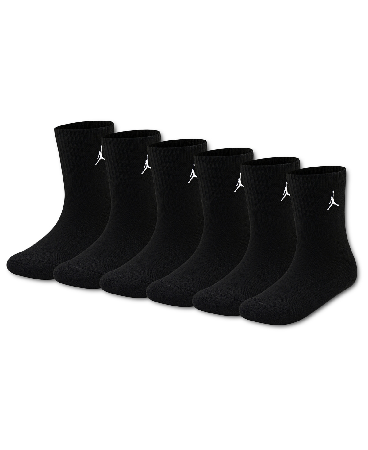 Click here for Jordan Boys 7-11 Ankle Socks  6-Pack - Black prices