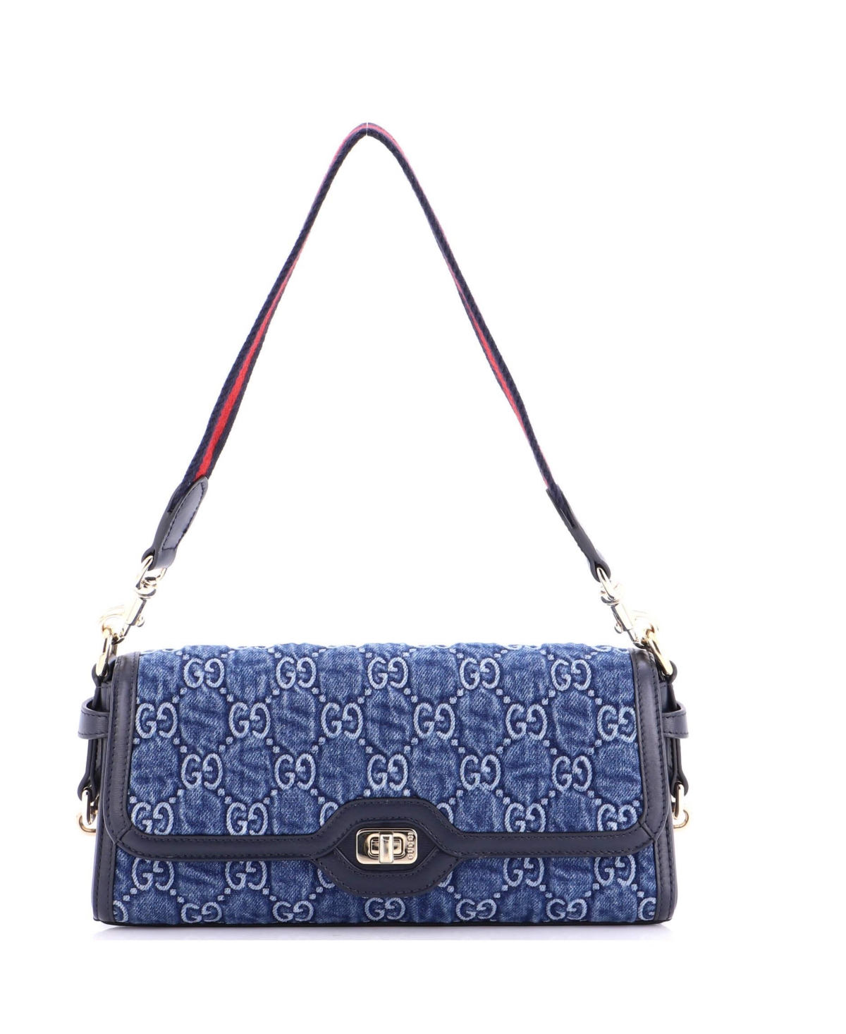 Click here for Pre-Owned Gucci Small Luce Shoulder Bag Gg Denim -... prices