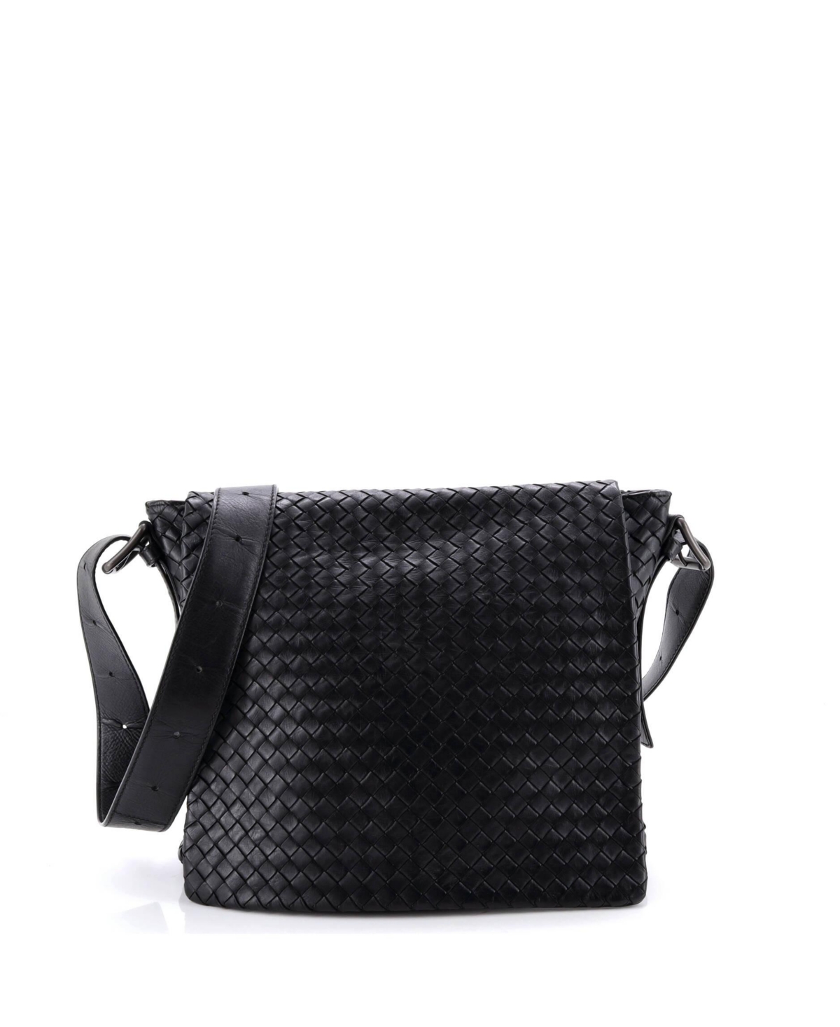 Click here for Pre-Owned Bottega Veneta Medium Square Flap Messen... prices