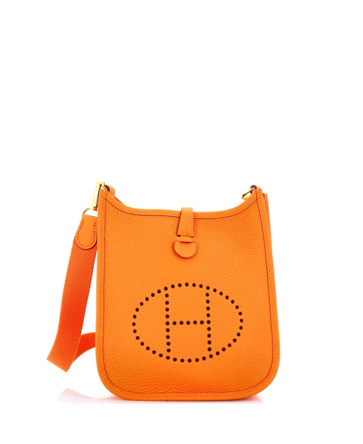 Click here for Pre-Owned HERMES Tpm Evelyne Bag Gen Iii Clemence... prices