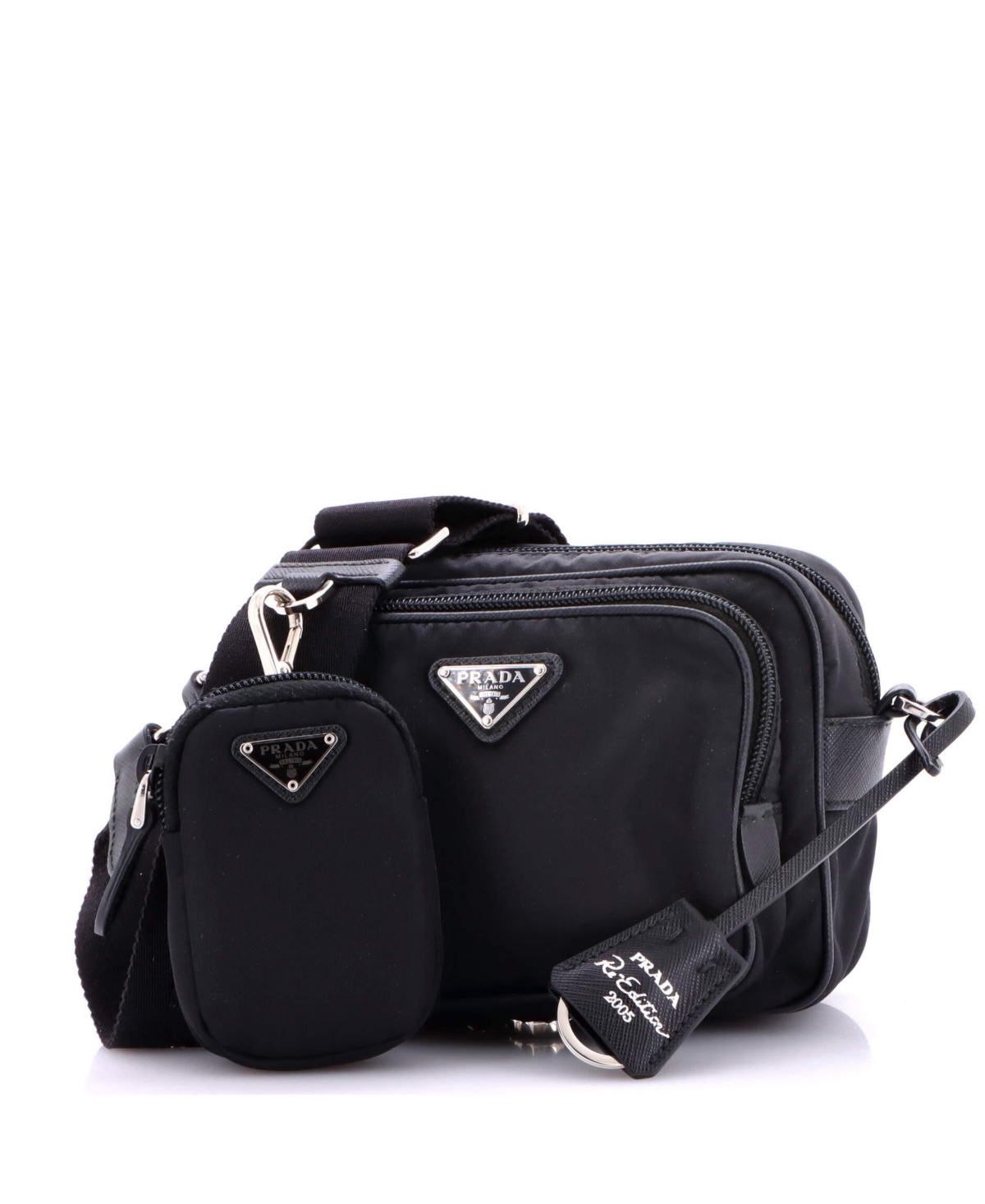 Click here for Pre-Owned Prada Mini Re-Edition 2005 Camera Bag Te... prices