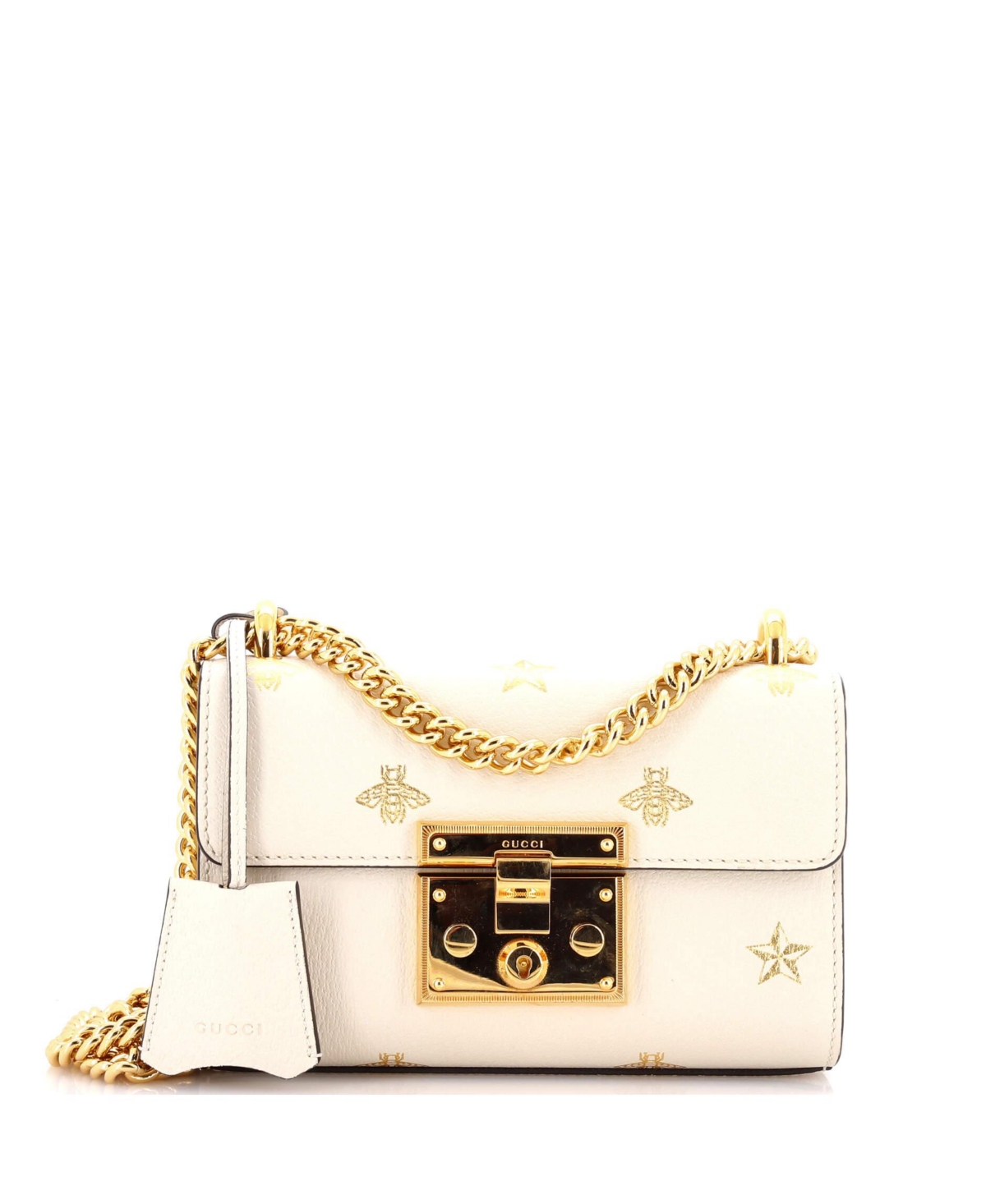 Click here for Pre-Owned Gucci Small Padlock Shoulder Bag Printed... prices