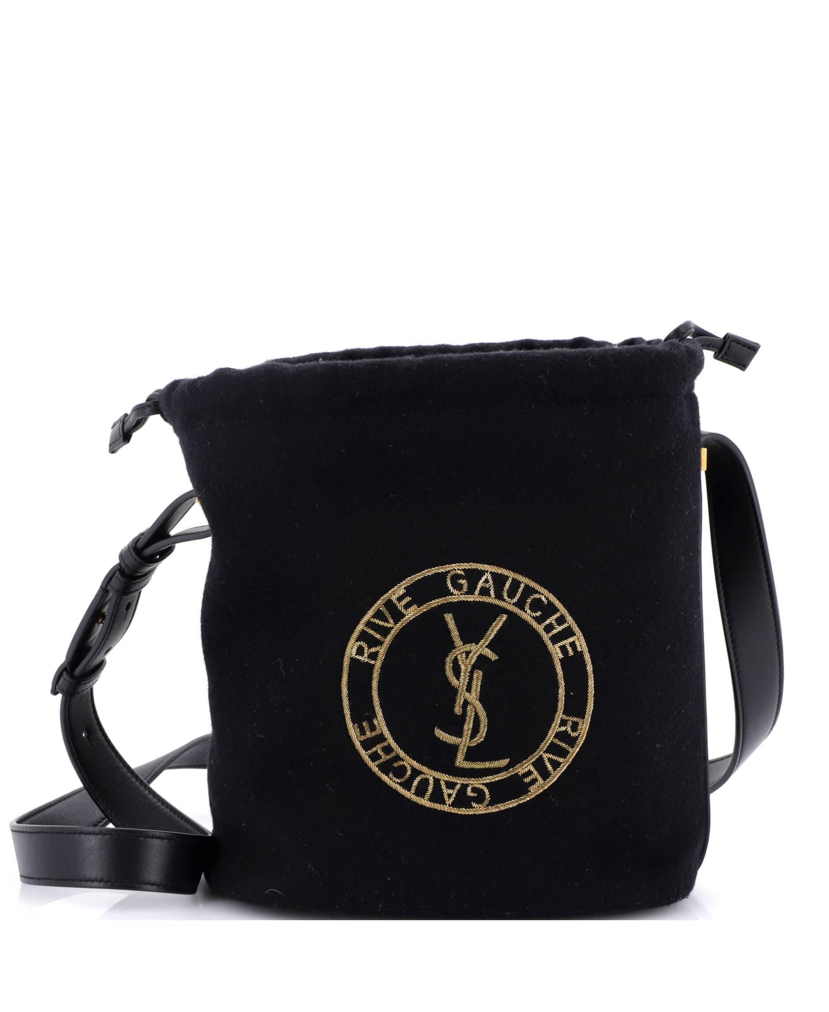 Click here for Pre-Owned Saint Laurent Rive Gauche Drawstring Buc... prices