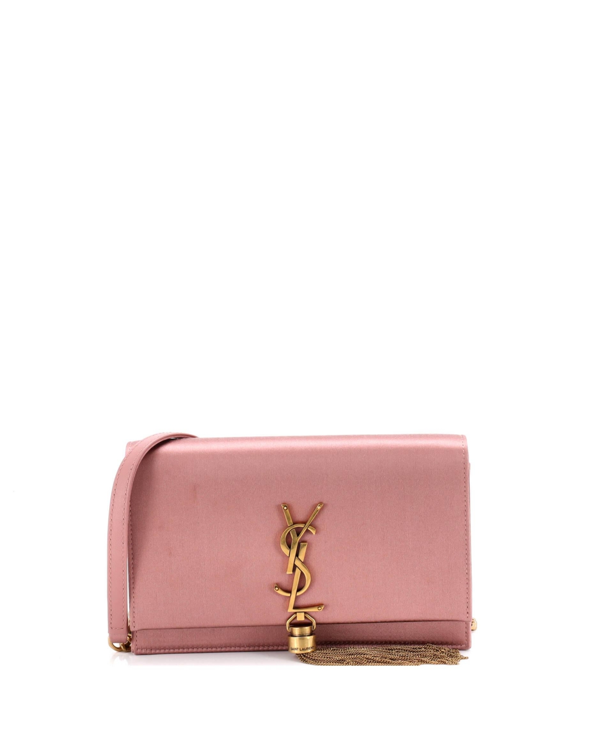 Click here for Pre-Owned Saint Laurent Classic Monogram Tassel Ch... prices