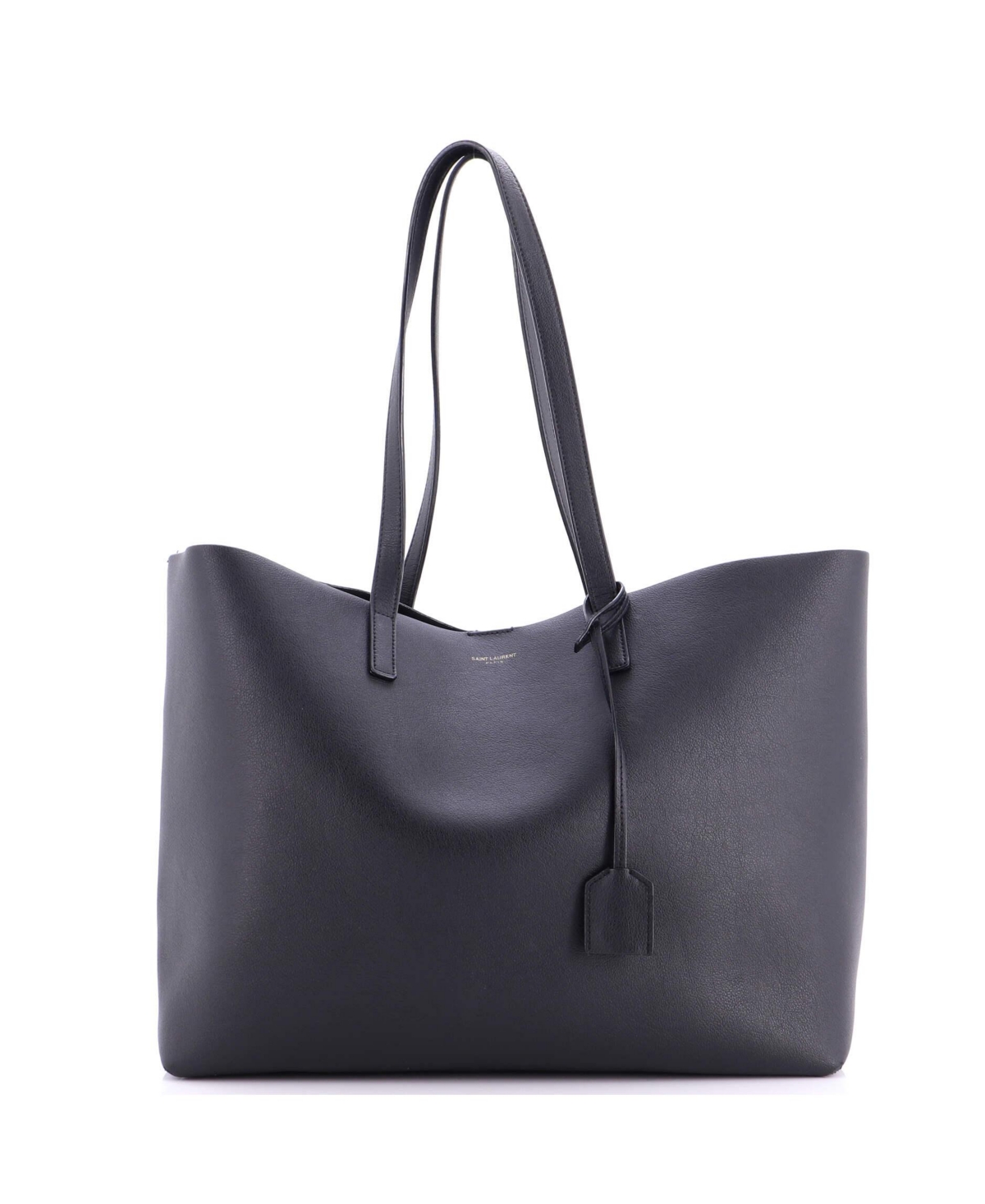 Click here for Pre-Owned Saint Laurent Large Shopper Tote Leather... prices