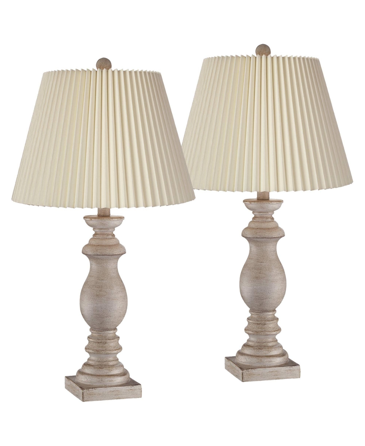 Click here for Regency Hill Rustic Farmhouse Table Lamps High Set... prices