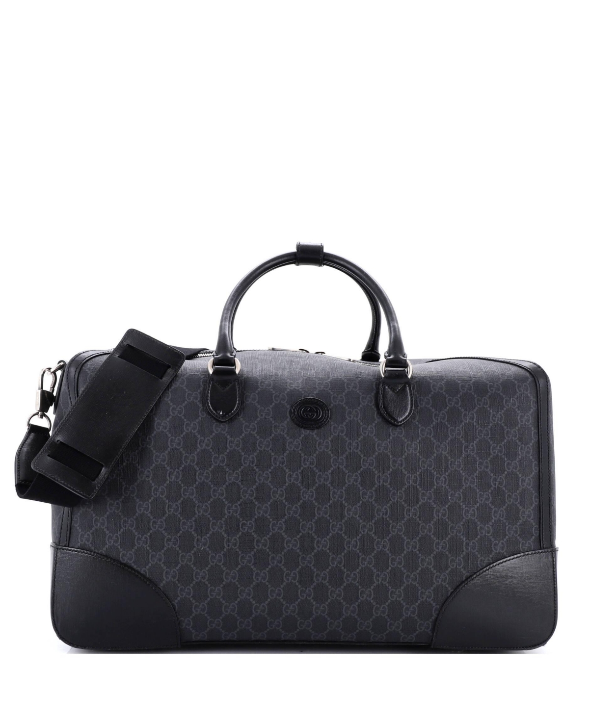 Click here for Pre-Owned Gucci Large Interlocking G Patch Duffle... prices