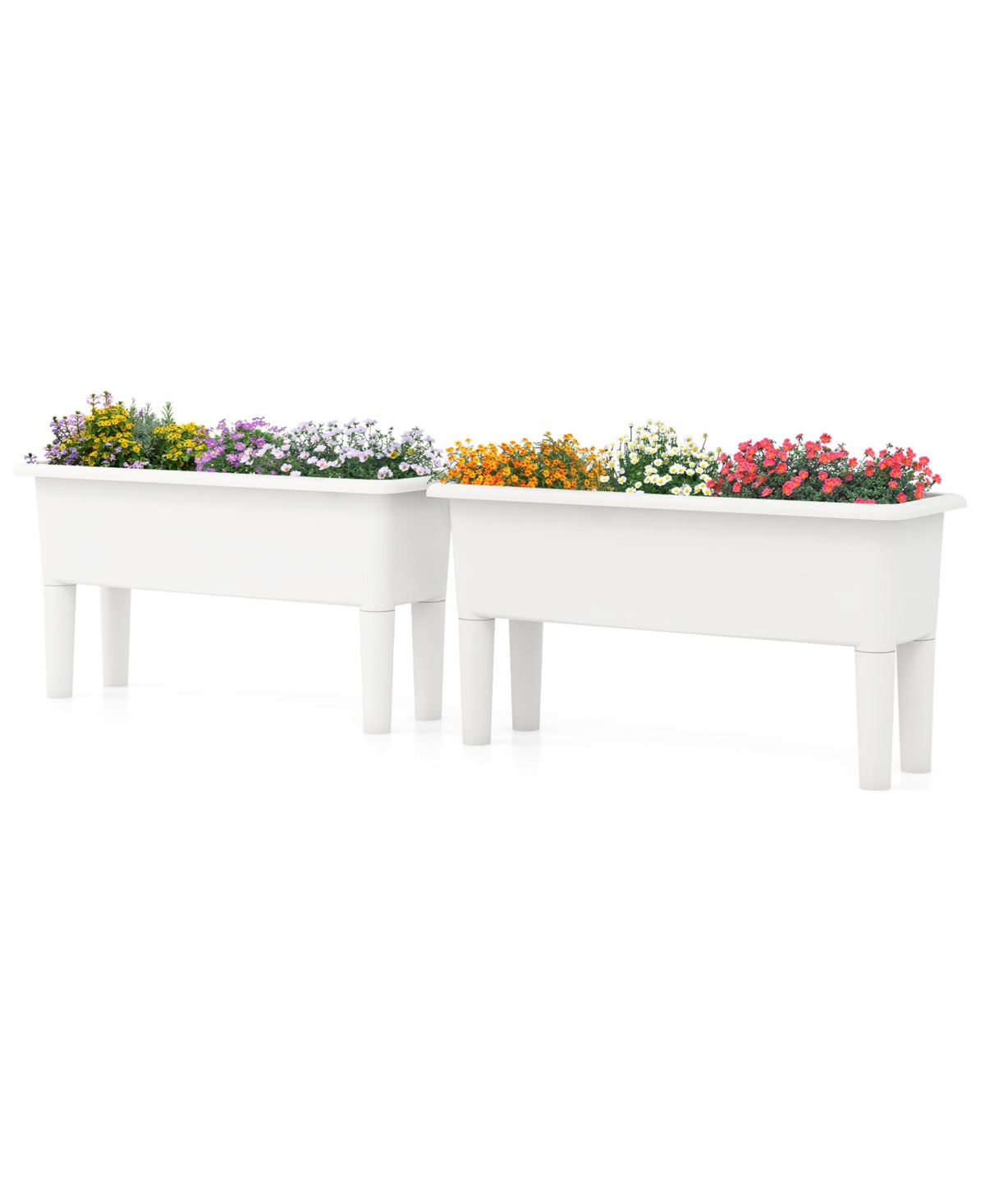 Click here for Gymax 2 Pcs Raised Garden Beds with Detachable Leg... prices