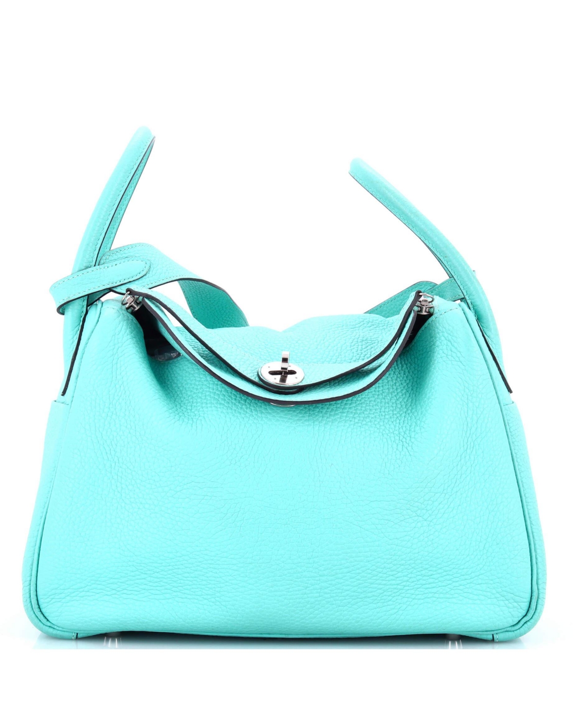 Click here for Pre-Owned HERMES 30 Lindy Bag Clemence - Blue prices