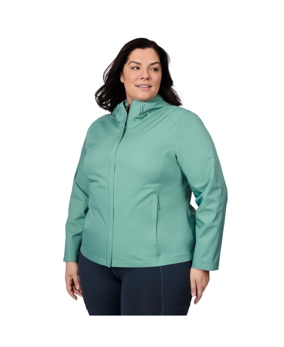 Click here for Free Country Plus Size X2O Packable Rain Jacket -... prices