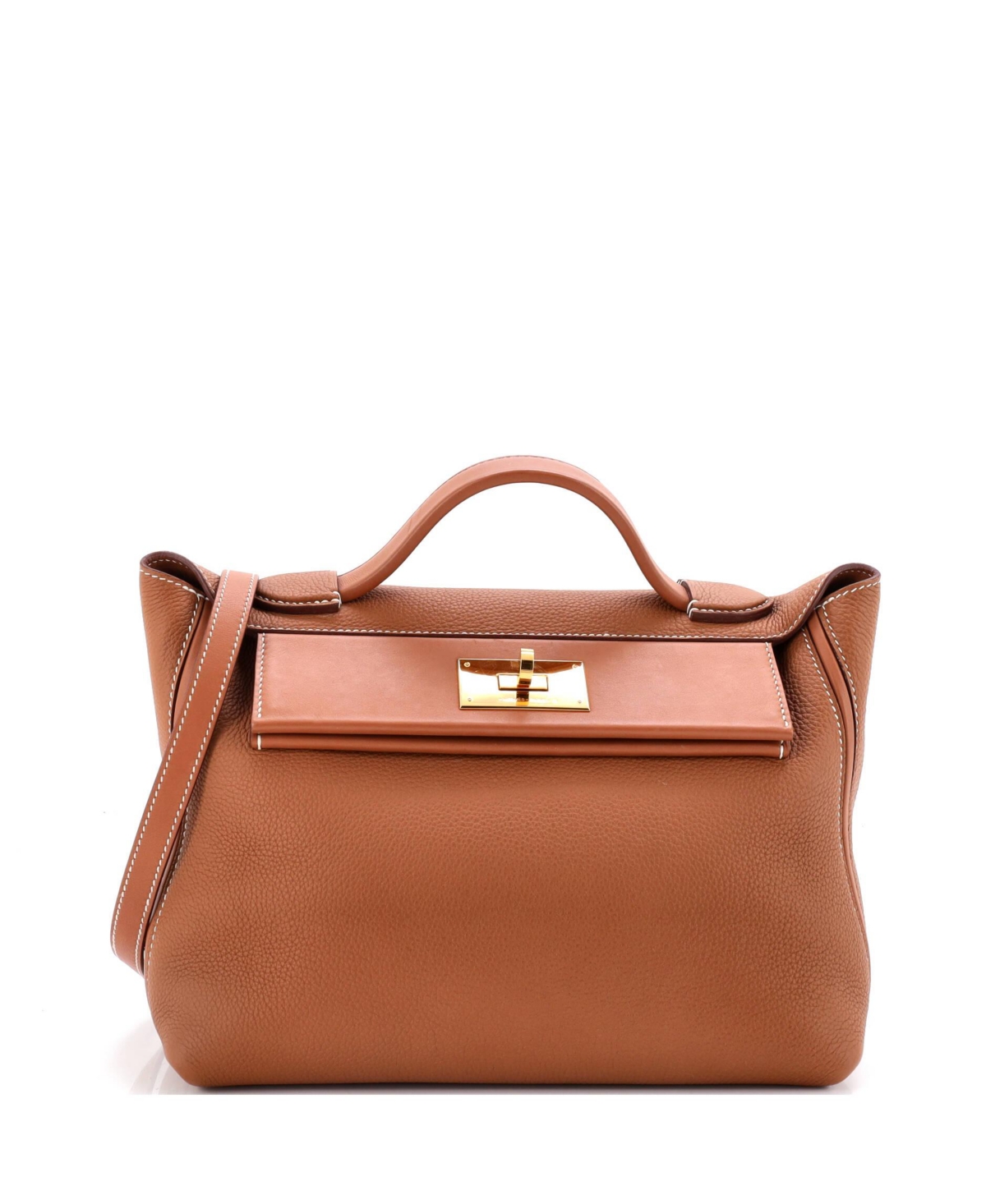 Click here for Pre-Owned HERMES 29 24/24 Bag Togo with Swift - Br... prices