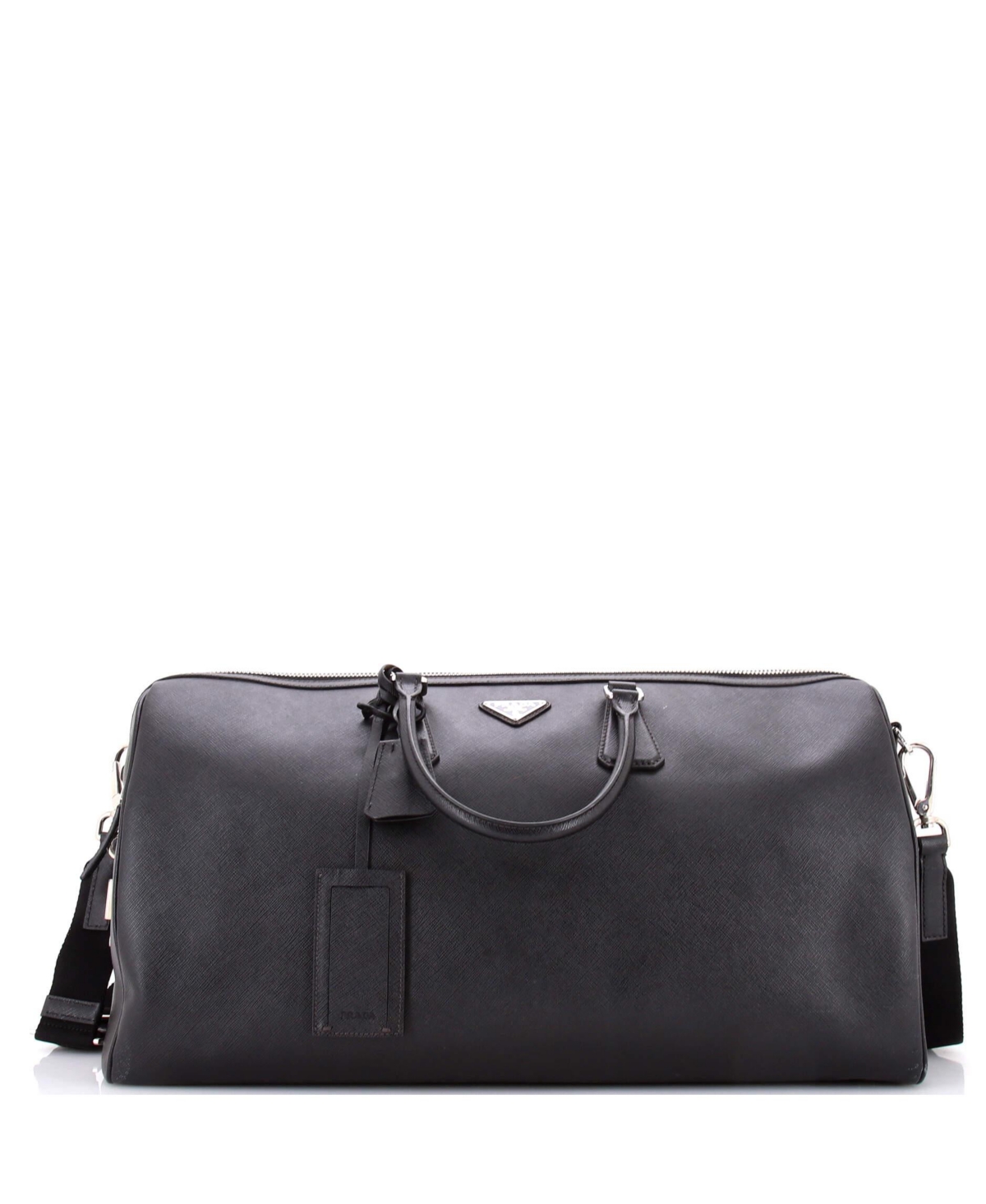 Click here for Pre-Owned Prada Large Triangle Logo Convertible Tr... prices