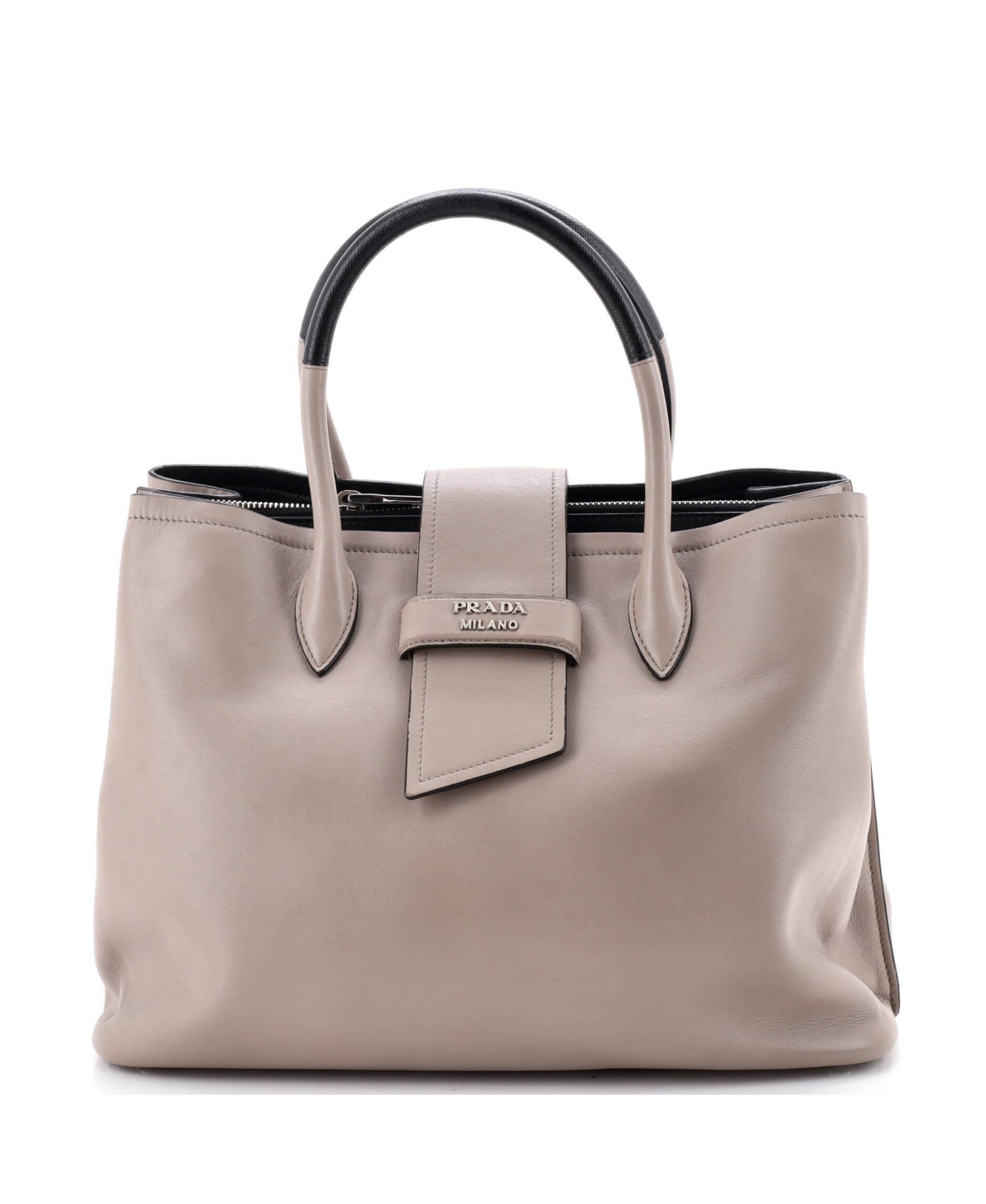 Click here for Pre-Owned Prada Medium Ribbon Tote City Calfskin -... prices