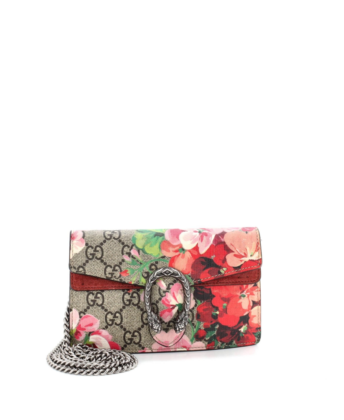 Click here for Pre-Owned Gucci Super Mini Dionysus Bag Blooms Pri... prices