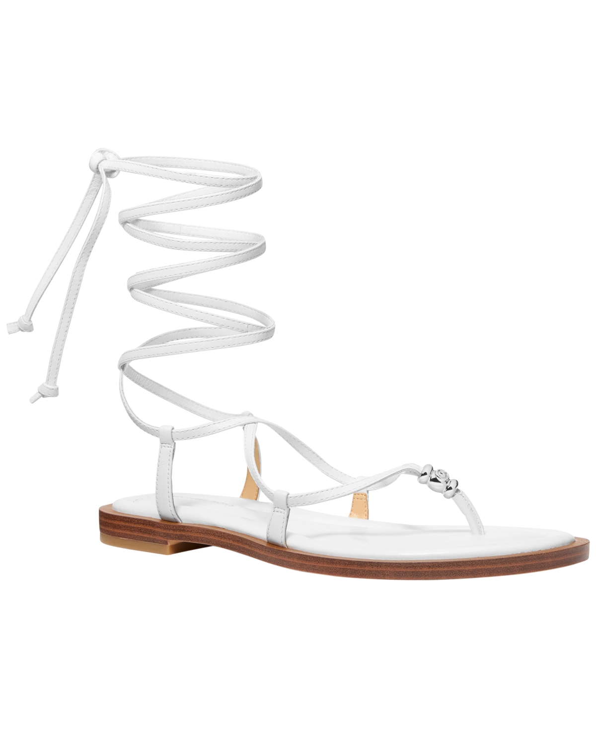 Click here for Michael Kors Womens Khloe Flat Thong Sandals - Opt... prices