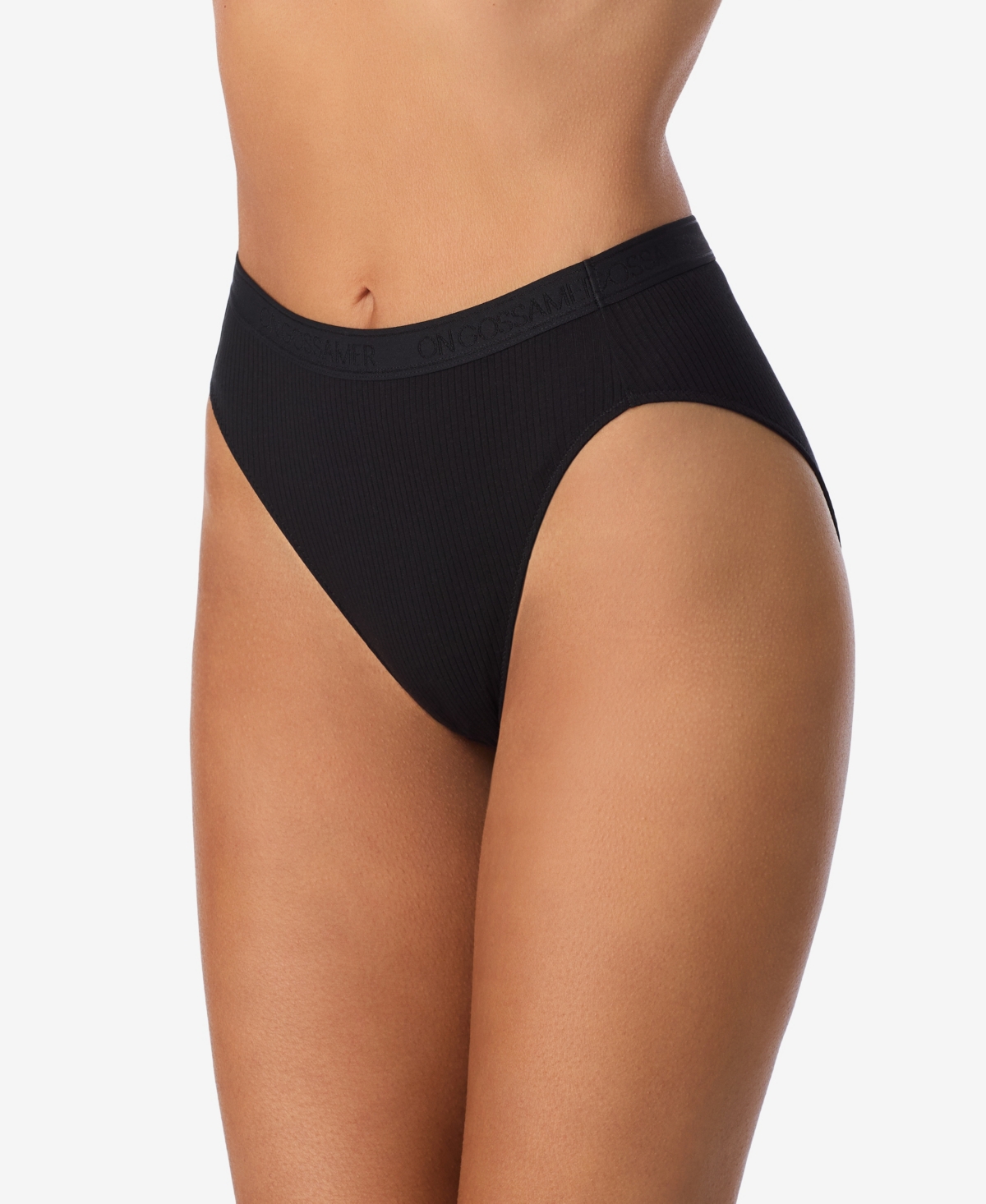 Click here for On Gossamer Womens Cabana Cotton Rib Hi-Cut - Blac... prices