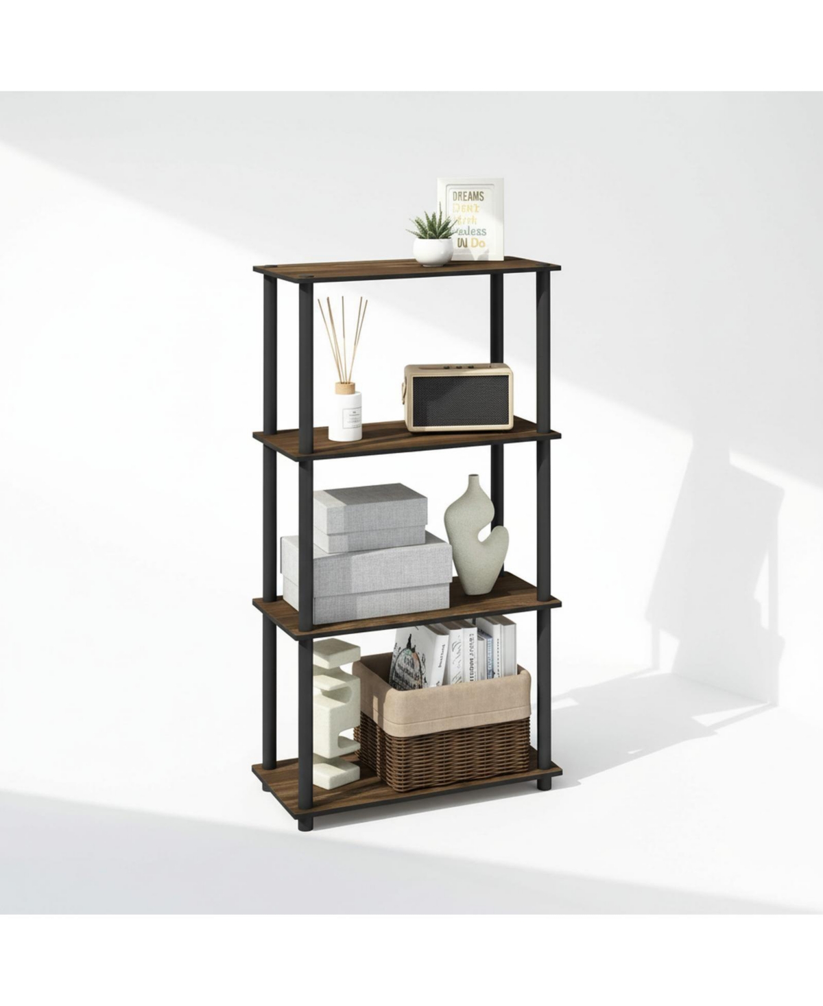 Click here for Yigii 3-Tier Bookshelf Compact Display Rack Modern... prices